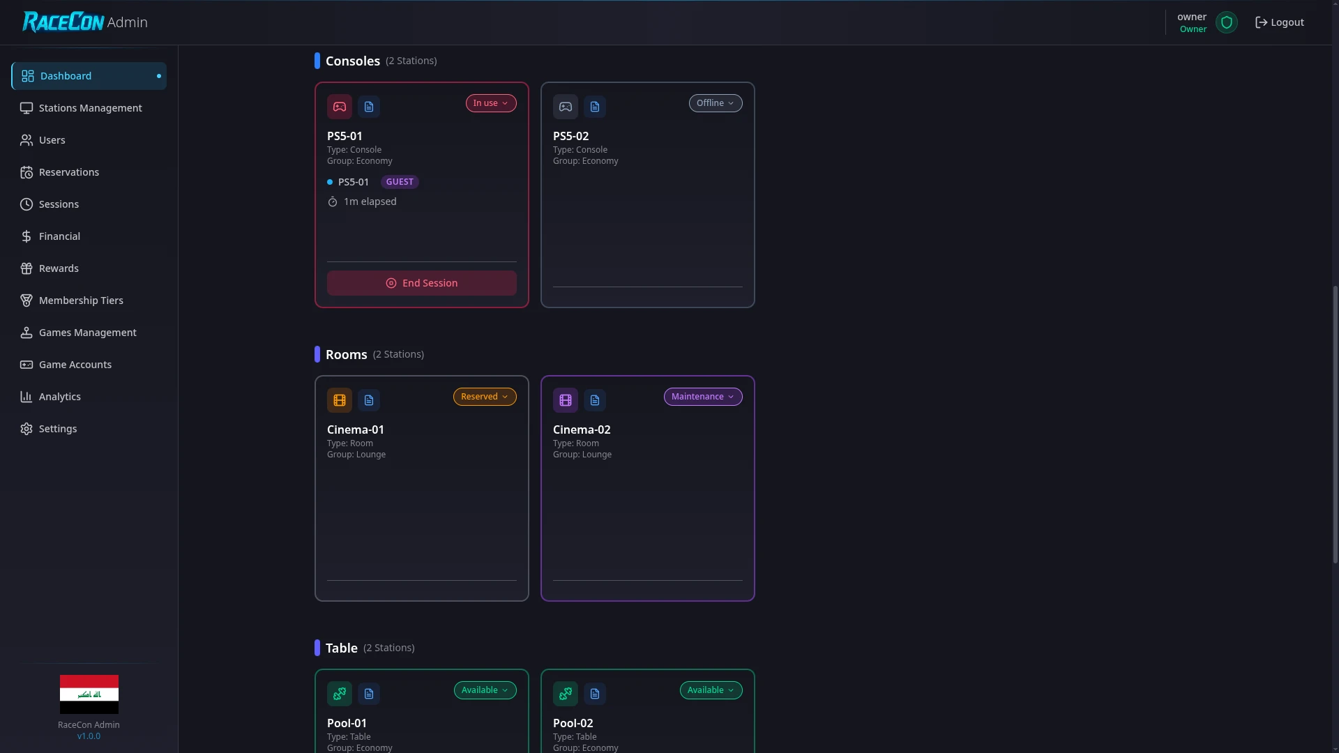 RaceCon - Powering the Next Generation of Gaming Cafes